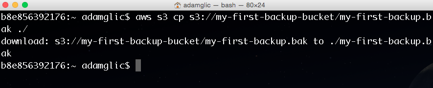 How To Script The Backup Of Files To Amazon S3 Amazon Web Services